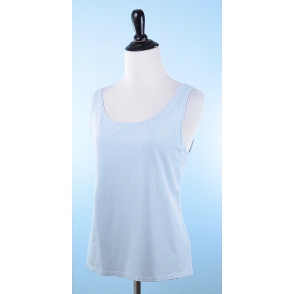 Eileen Fisher | Tops | Eileen Fisher Ice Blue Top Large | Poshmark